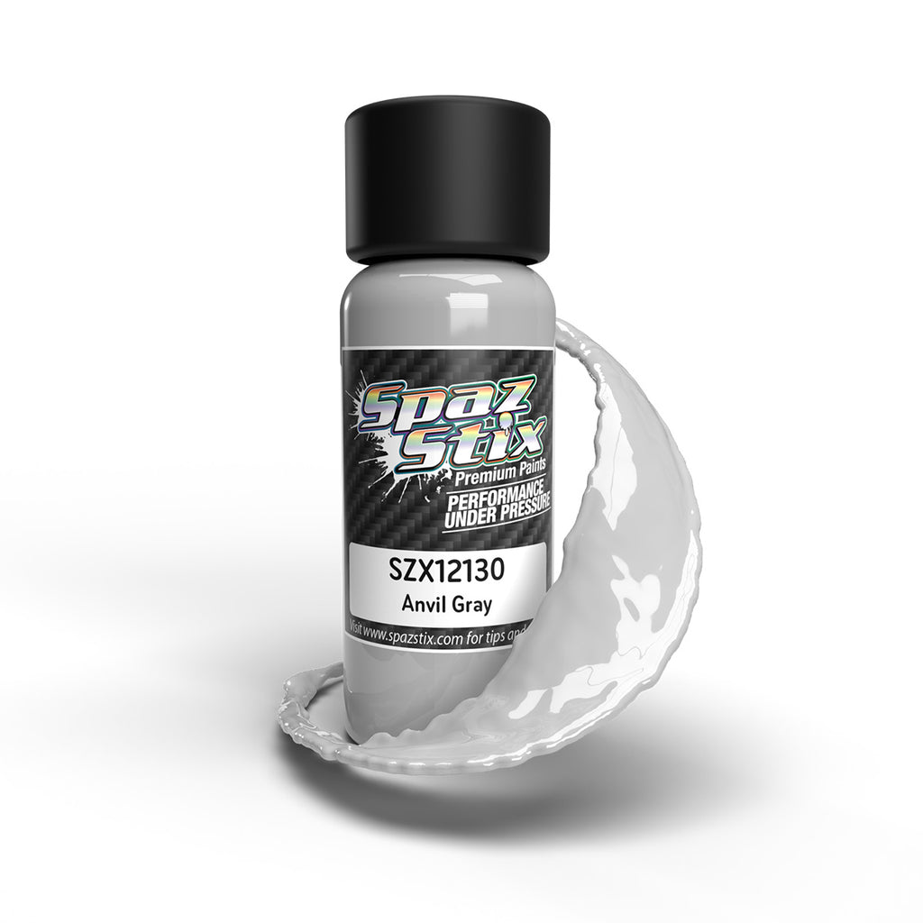 Anvil Gray Airbrush Ready Paint, 2oz Bottle – Spaz Stix by HRP